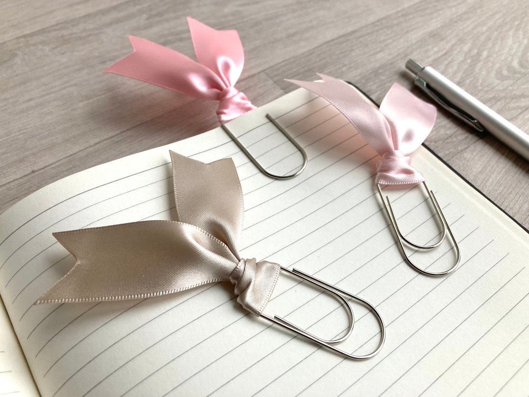 Paper Clip Bookmark , Silver Planner Tab - Etsy