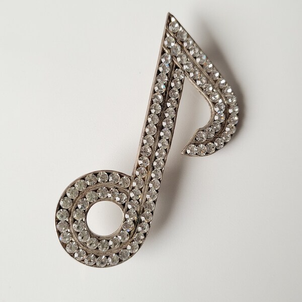 Music Note Brooch - Etsy