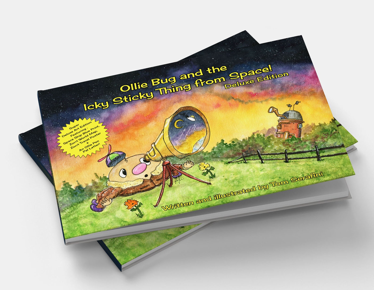 Hardcover Ollie Bug and the Icky Sticky Thing From Space - Etsy