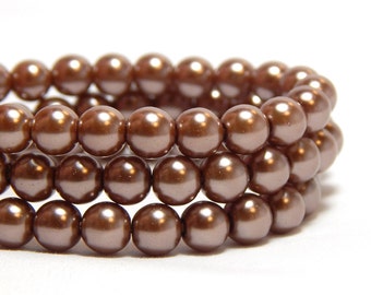 Light Brown Pearls | Etsy