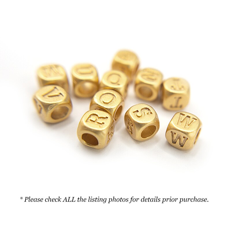 Alphabet Letter Bead - Etsy