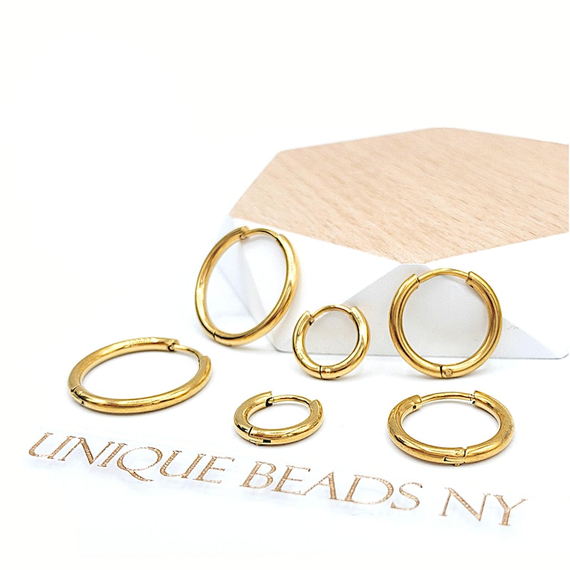 Pvd 14k Gold Earrings - Etsy