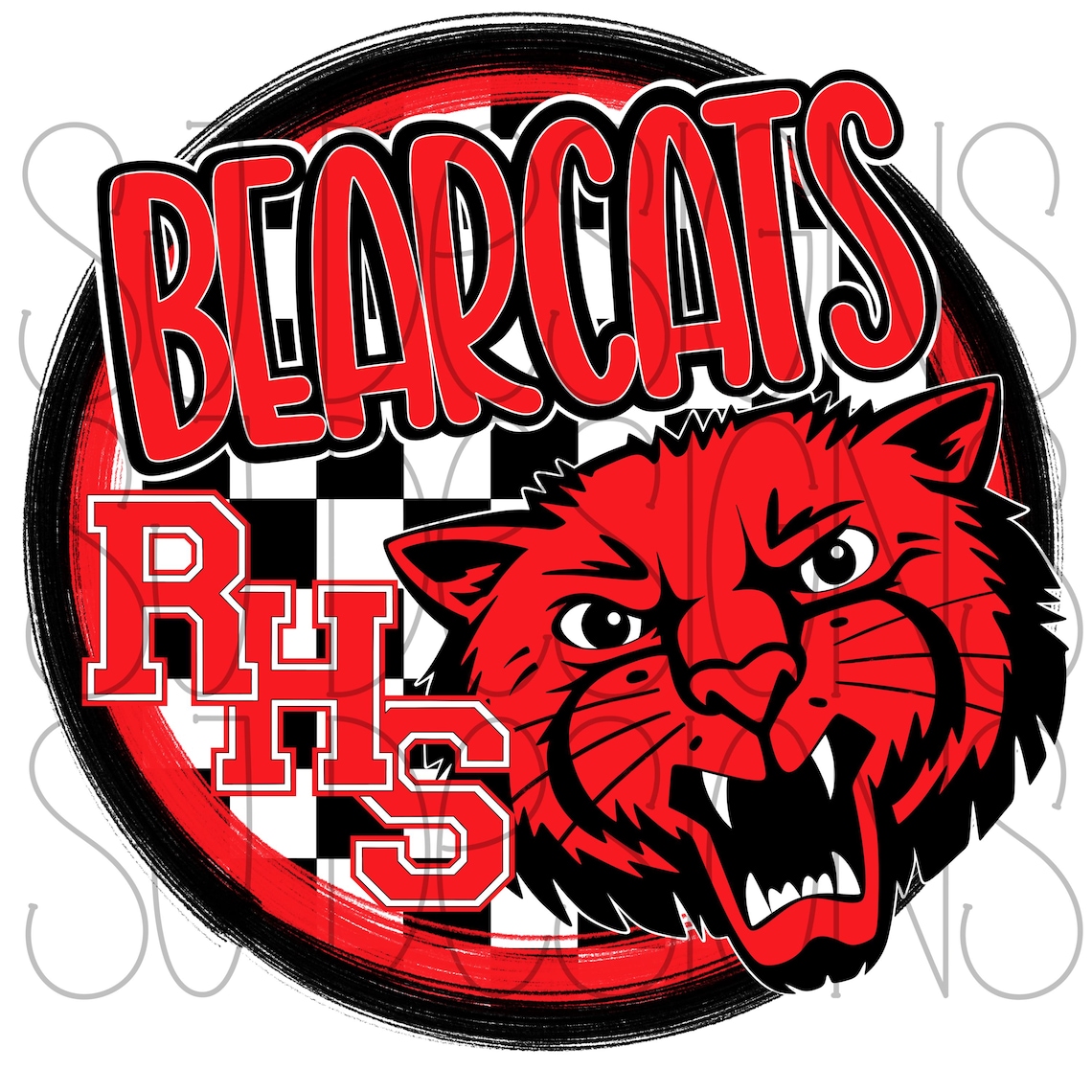 Bearcats PNG, Clip Art, RHS, Mascot, Ruston - Etsy