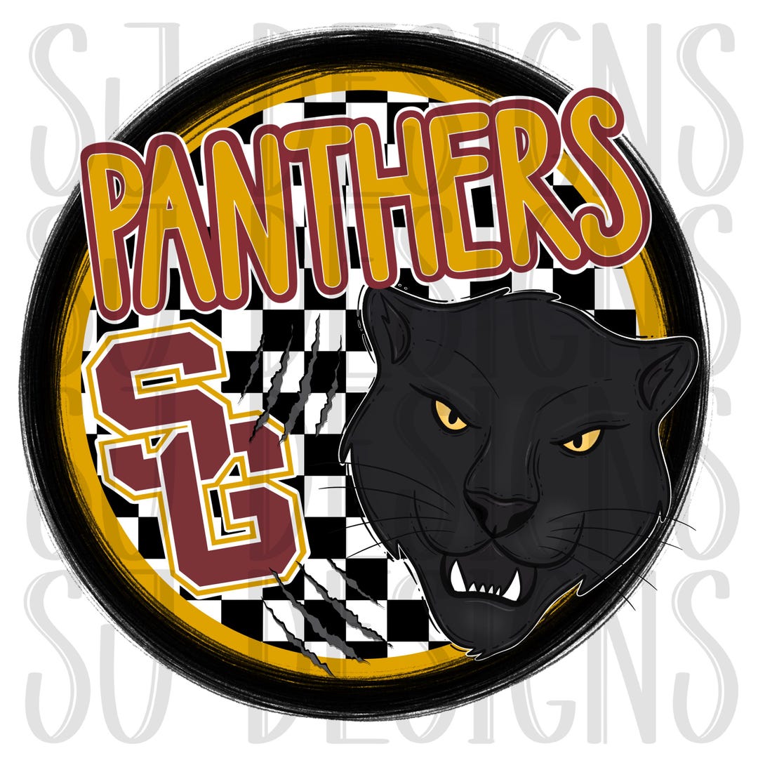 Panthers PNG, Clip Art, SGHS, Mascot, Spring Garden - Etsy