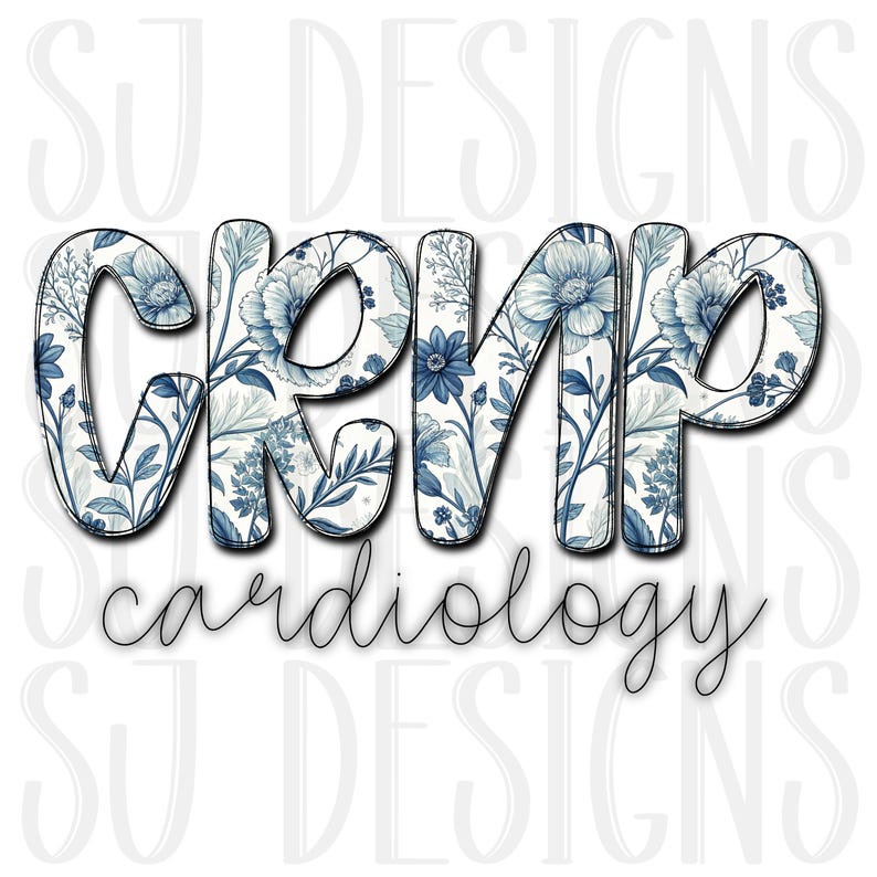 Nurse Practitioner, CRNP, NP, Floral PNG Cardiology - Etsy