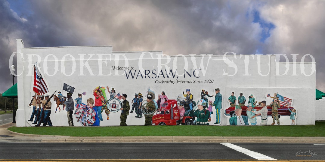 Warsaw Mural Print - Etsy