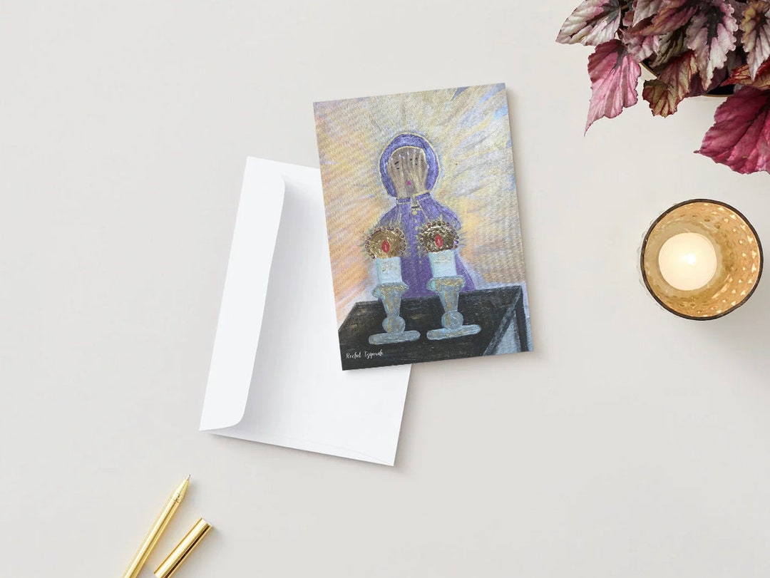 Shabbat Shalom Note Cards Shabbat Candle Lighting Art - Etsy