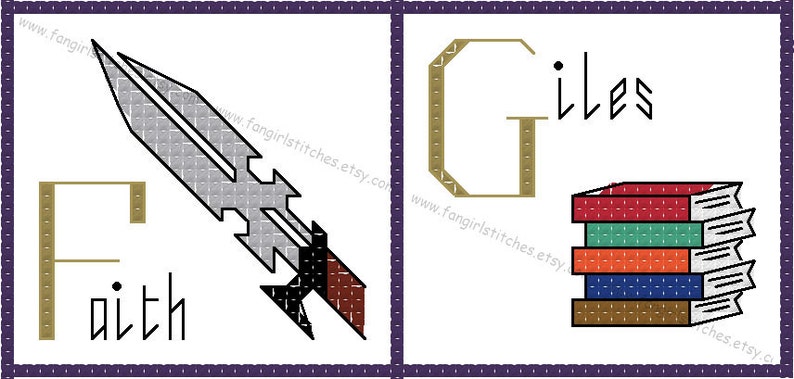 Whedon's Alphabet - Buffy, Angel and Firefly Inspired Cross Stitch ...
