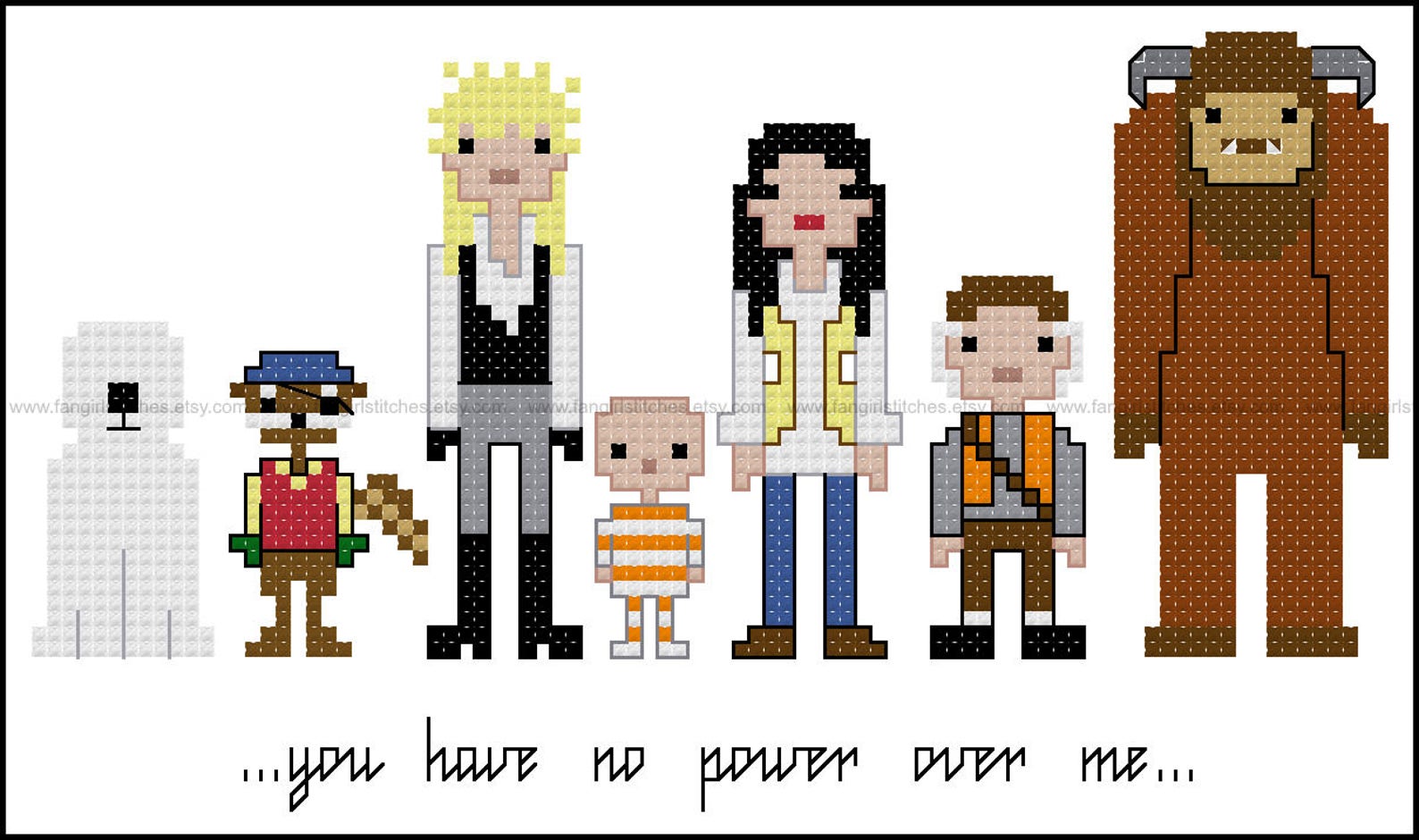 Labyrinth Themed Cross Stitch PDF Pattern INSTANT DOWNLOAD | Etsy