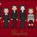 Addams Family Themed Cross Stitch - PDF Pattern - INSTANT DOWNLOAD - Etsy