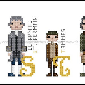 Outlander Alphabet Themed Cross Stitch Pattern - PDF Pattern - INSTANT ...