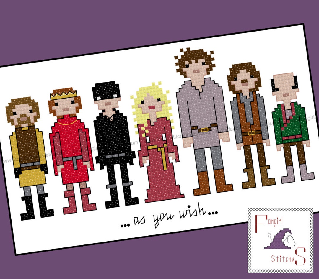 Princess Bride Inspired Cross Stitch - PDF Pattern - INSTANT DOWNLOAD ...