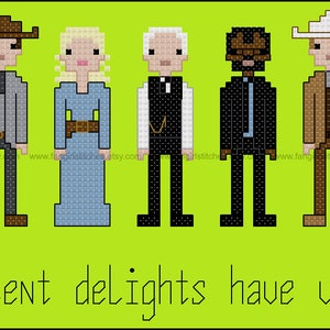 Westworld Themed Cross Stitch Pattern PDF Pattern INSTANT DOWNLOAD - Etsy