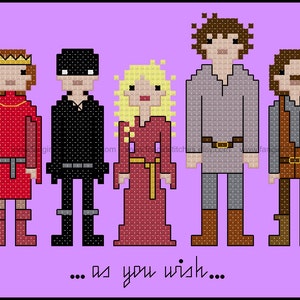 Princess Bride Inspired Cross Stitch - PDF Pattern - INSTANT DOWNLOAD ...