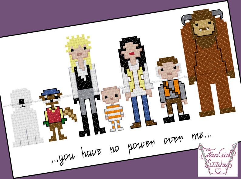 Labyrinth Themed Cross Stitch PDF Pattern INSTANT DOWNLOAD - Etsy Australia