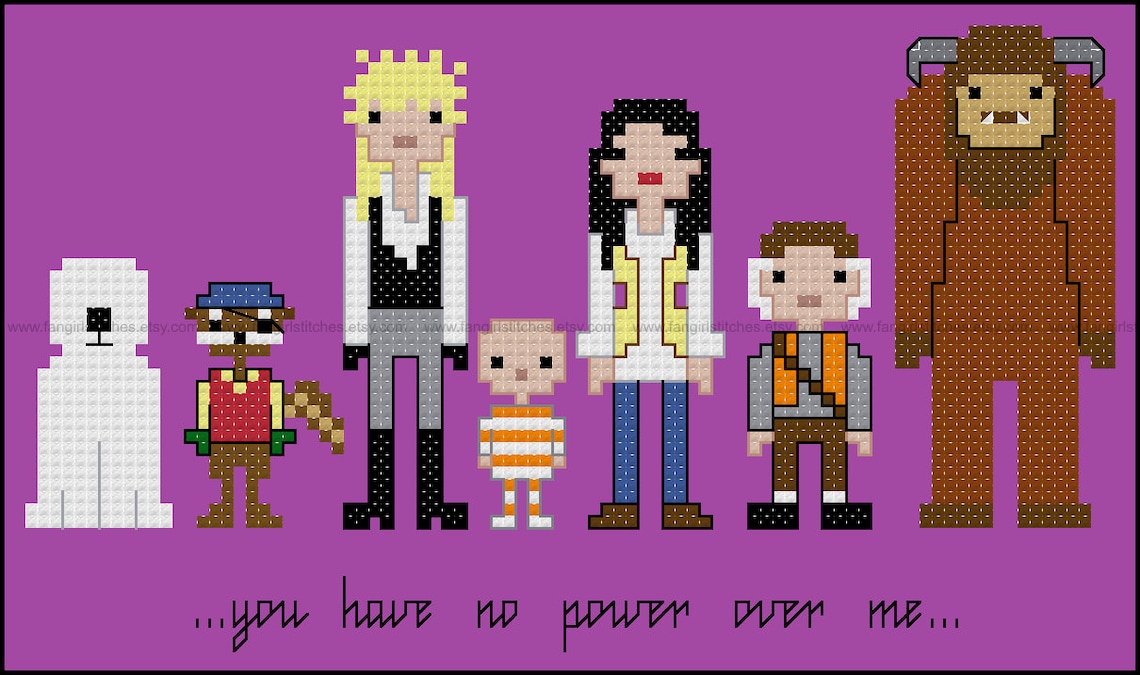 Labyrinth Themed Cross Stitch PDF Pattern INSTANT DOWNLOAD - Etsy Australia