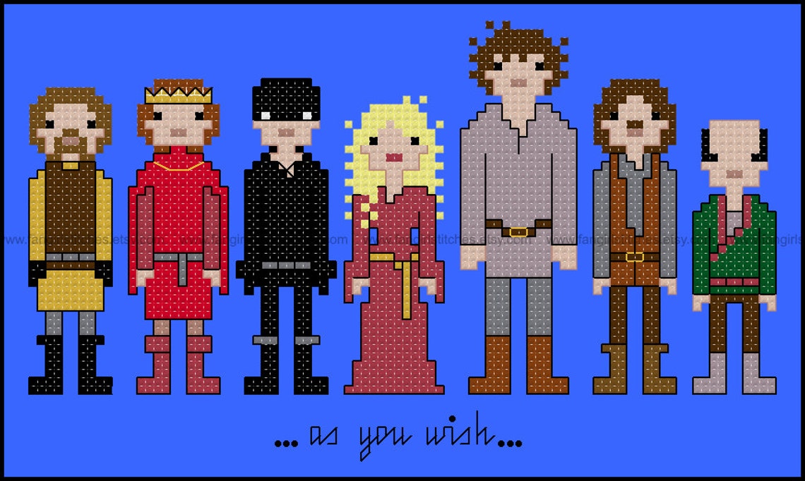 Princess Bride Inspired Cross Stitch PDF Pattern INSTANT - Etsy