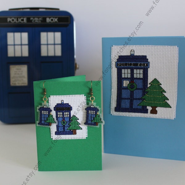 Tardis Cross Stitch - Etsy
