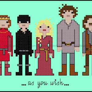 Princess Bride Inspired Cross Stitch - PDF Pattern - INSTANT DOWNLOAD ...