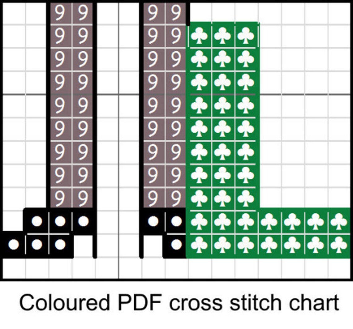 Witcher Alphabet Themed Cross Stitch Pattern PDF Pattern | Etsy