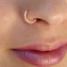 Indian Nose Ring, Delicate Nose Ring, Tribal Nose Ring, 14k Gold Nose ...