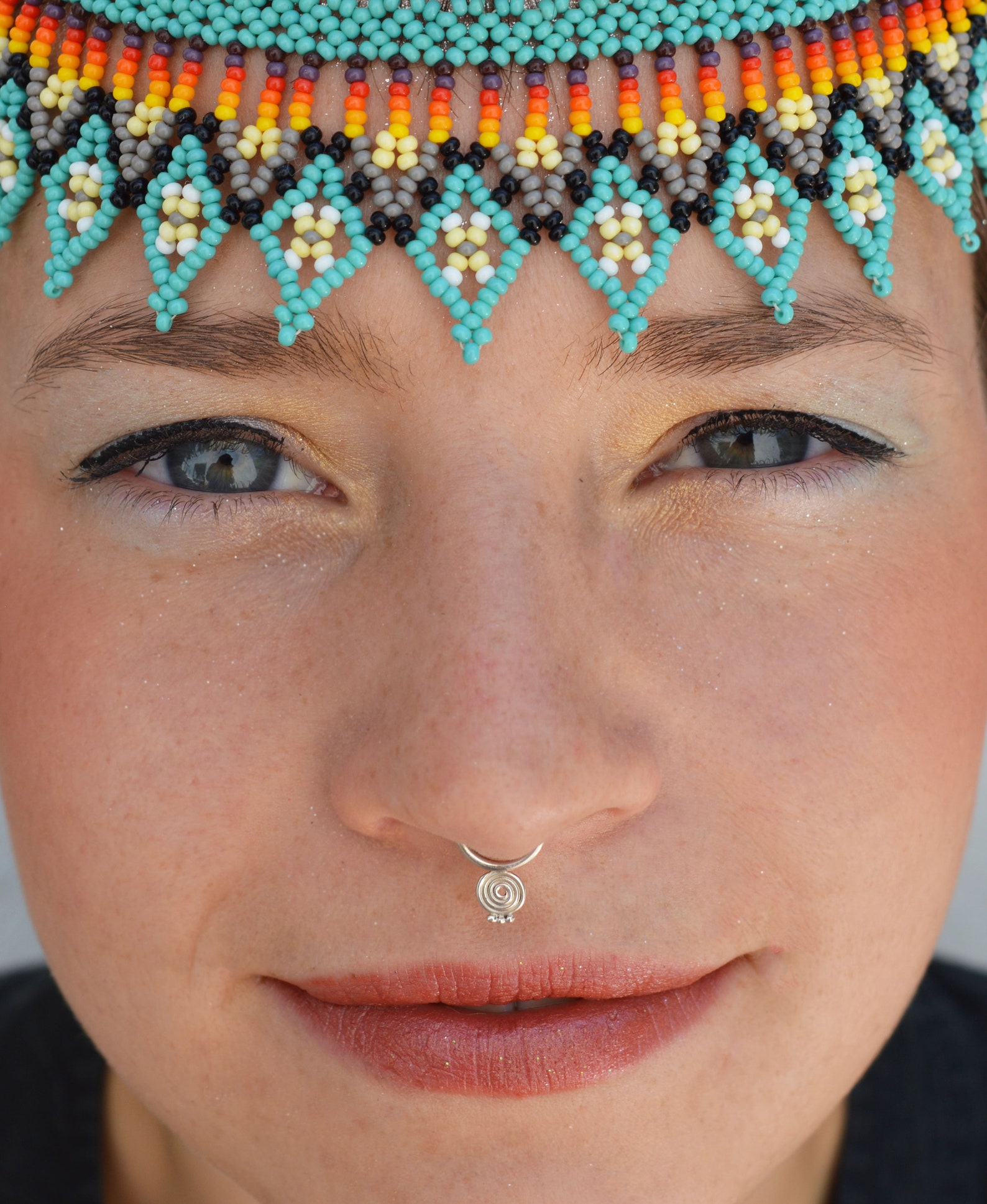 Spiral Septum Ring Tribal Septum Ring septum Piercing - Etsy