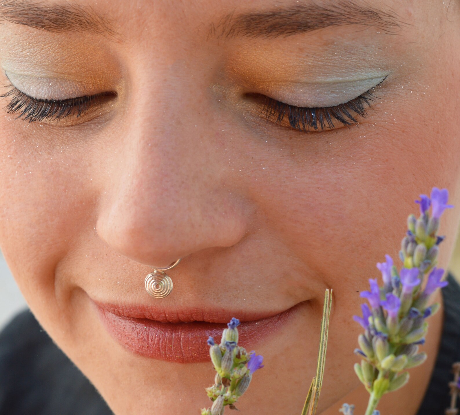 Silver Septum Spiral Septum Tribal Septum Septum Piercing - Etsy