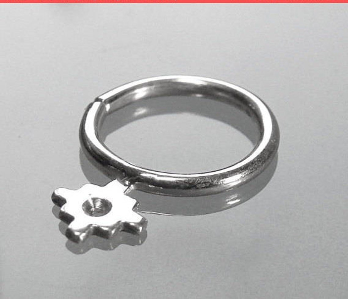 Tribal Septum Ring Inca Cross Septum Ring Septum Piercing - Etsy