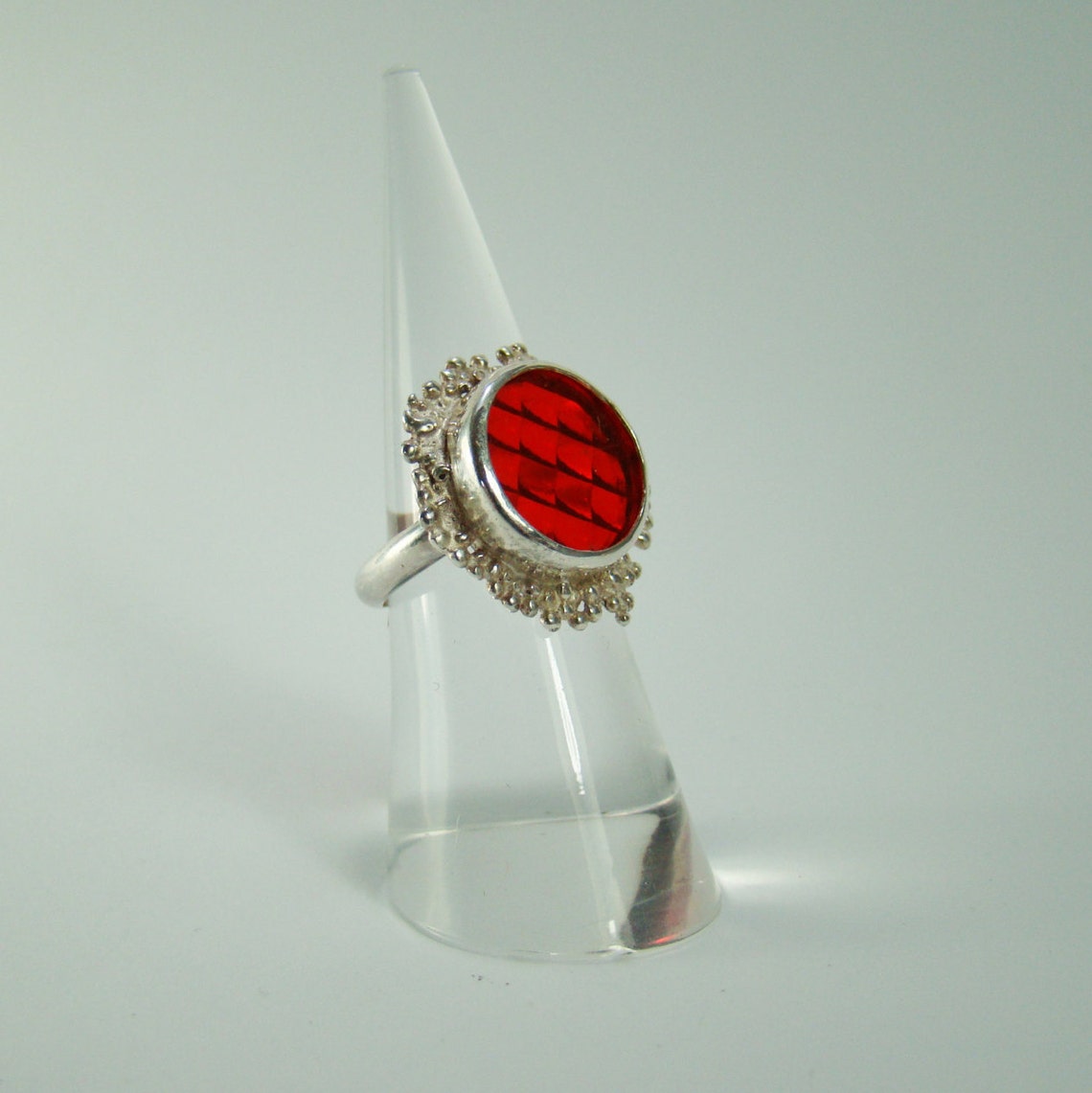 Silver Ring, Reflector Ring, Up-cycling, Statement Ring, Original ...