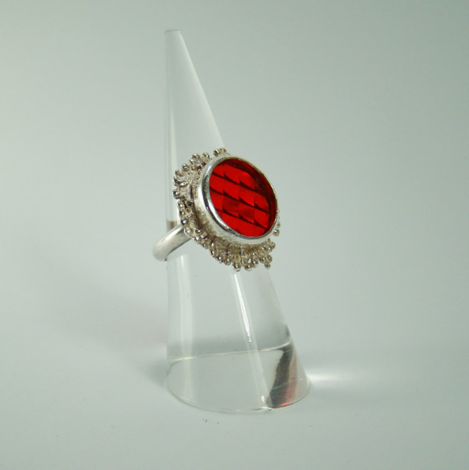 Silver Ring, Reflector Ring, Up-cycling, Statement Ring, Original ...
