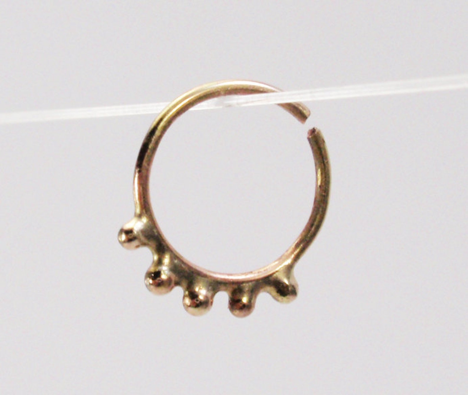 Gold Septum Ring Septum Piercing Septum Dainty Nose Ring - Etsy