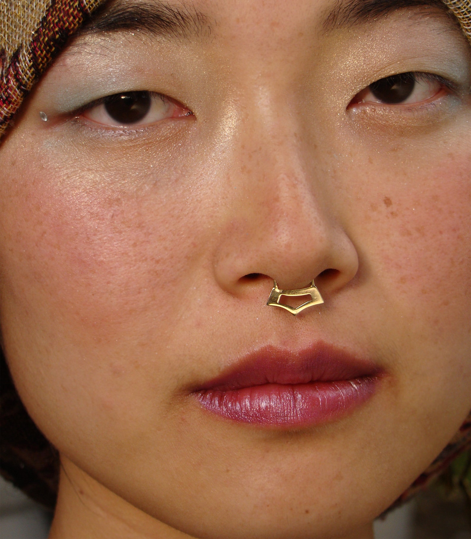 Gold Septum Shield Septum gold Septum Ring Septum Piercing | Etsy