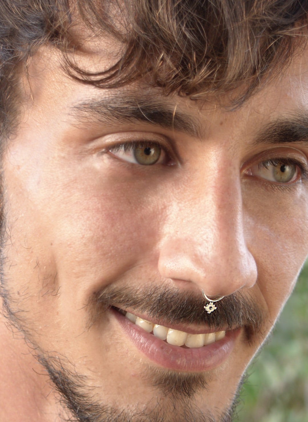 Tribal Septum Ring, Silver Septum Ring, Septum for Men, Septum Ring ...