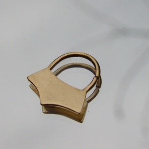 14 K Gold Septum Ring, Tribal Septum, Crown Septum, Geometric Septum ...