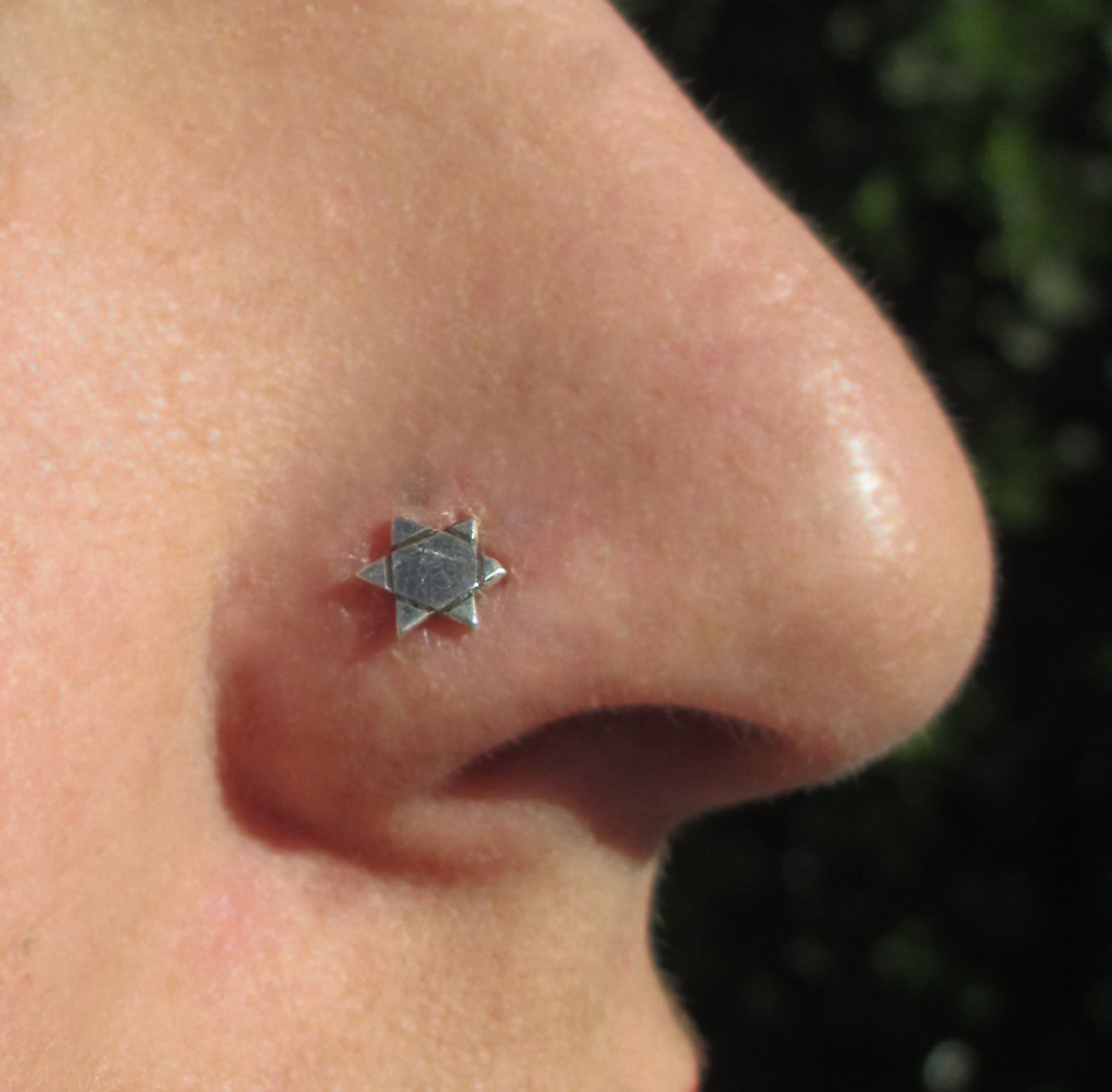 Star of David Nose Stud Tribal Nose Stud Nose Pin Nose - Etsy