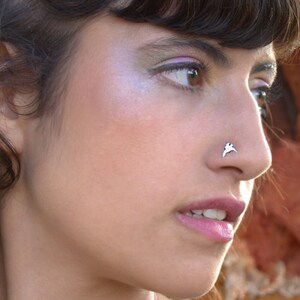 Hummingbird, Nose Stud, Gold Nose Stud, Nose Pin, Bird Nose Stud, Nose ...