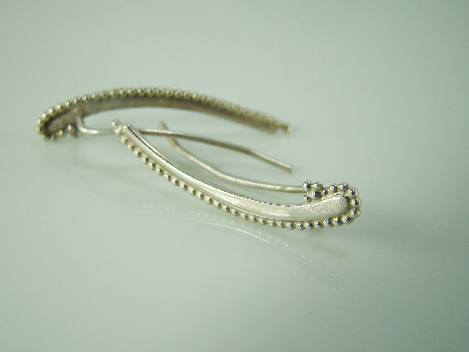 Indian Ear Cuff Ear Bar Silver Ear Cuff Ear Crawler Ear - Etsy