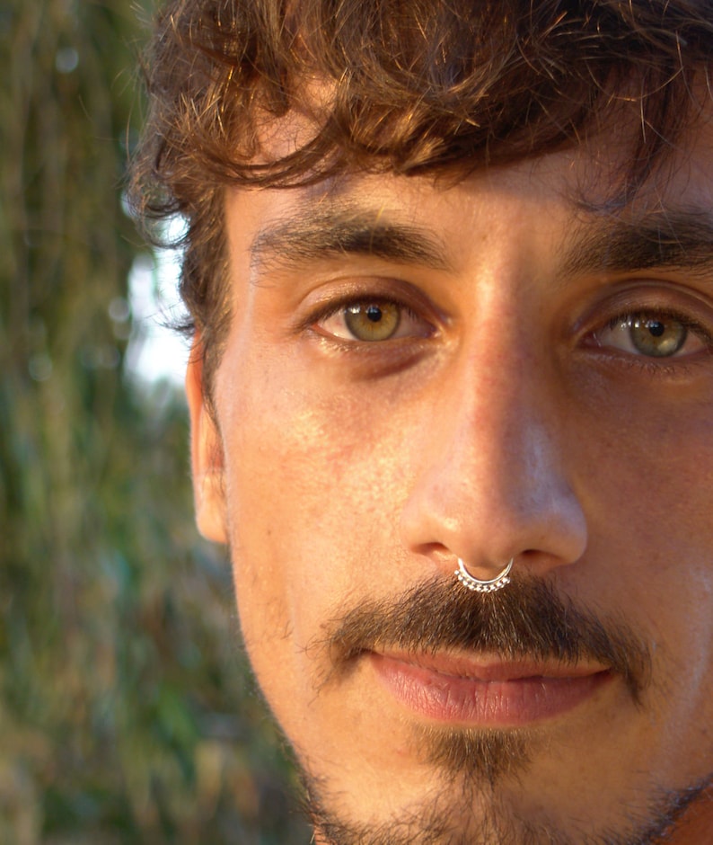 Nose Ring Silver Nose Ring Tribal Nose Ring Christmas Sale | Etsy