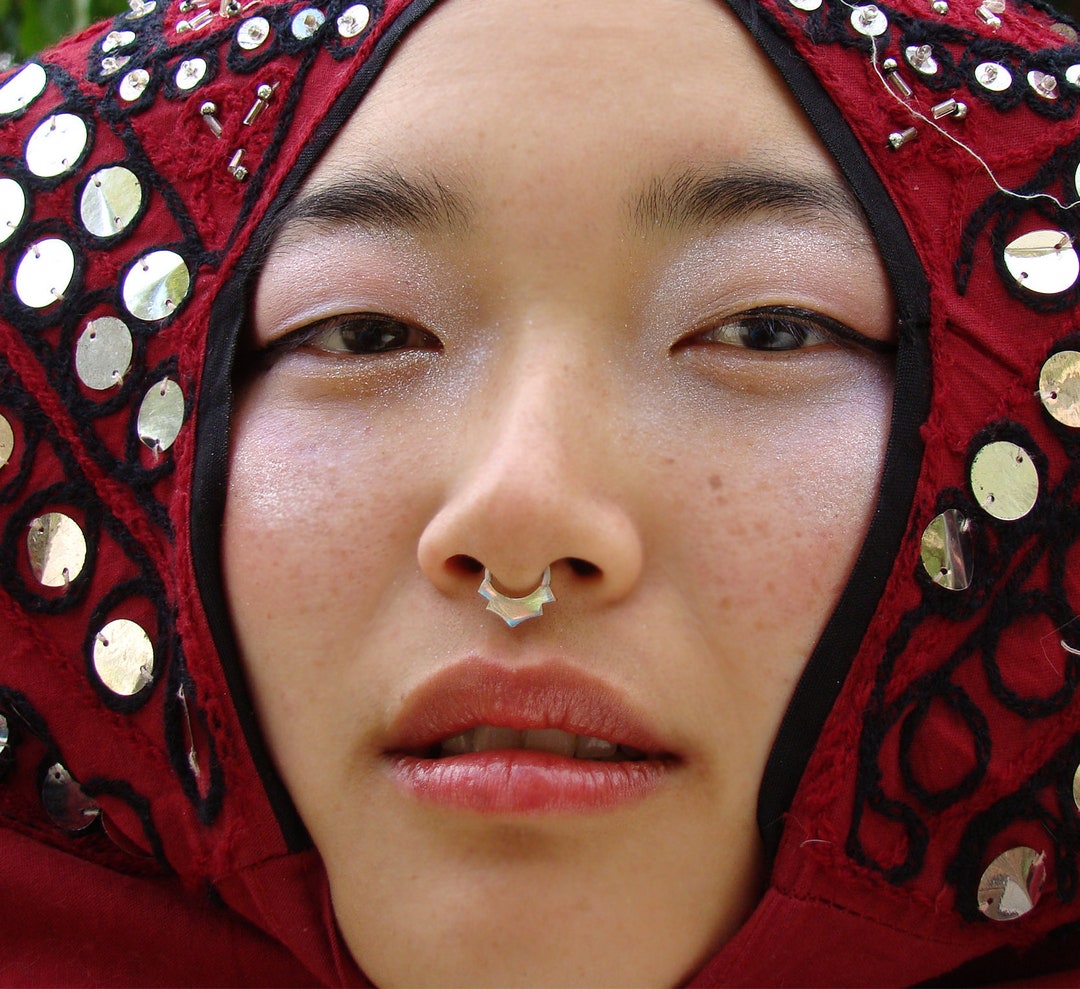 Tribal Piercing Septum Ring - Etsy