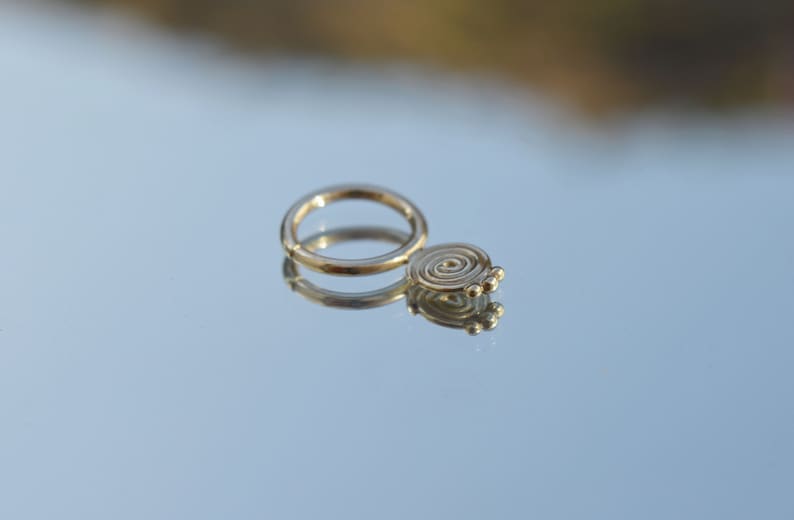 Spiral Septum Ring Tribal Septum Ring septum Piercing - Etsy