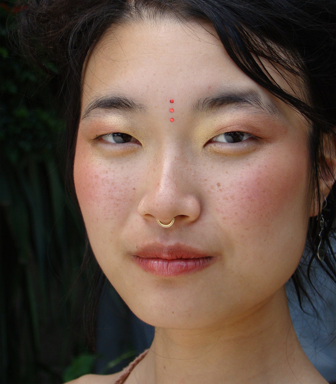 Indian septum Ring delicate septim Tribal nose ring 14k | Etsy