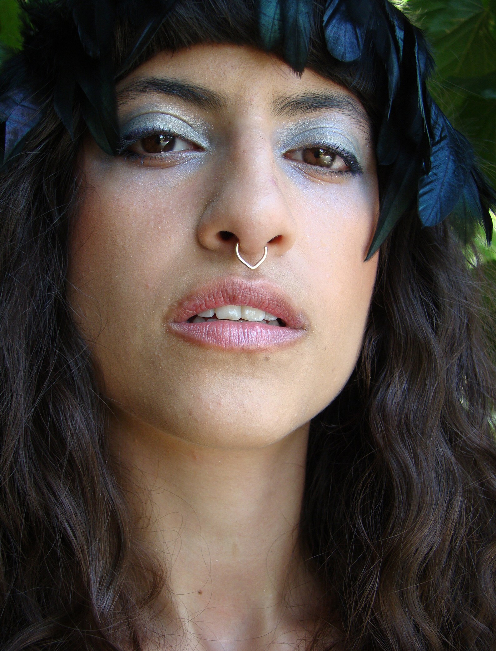 Gold Septum Piercing Gold Septum Septum Ring Teardrop - Etsy