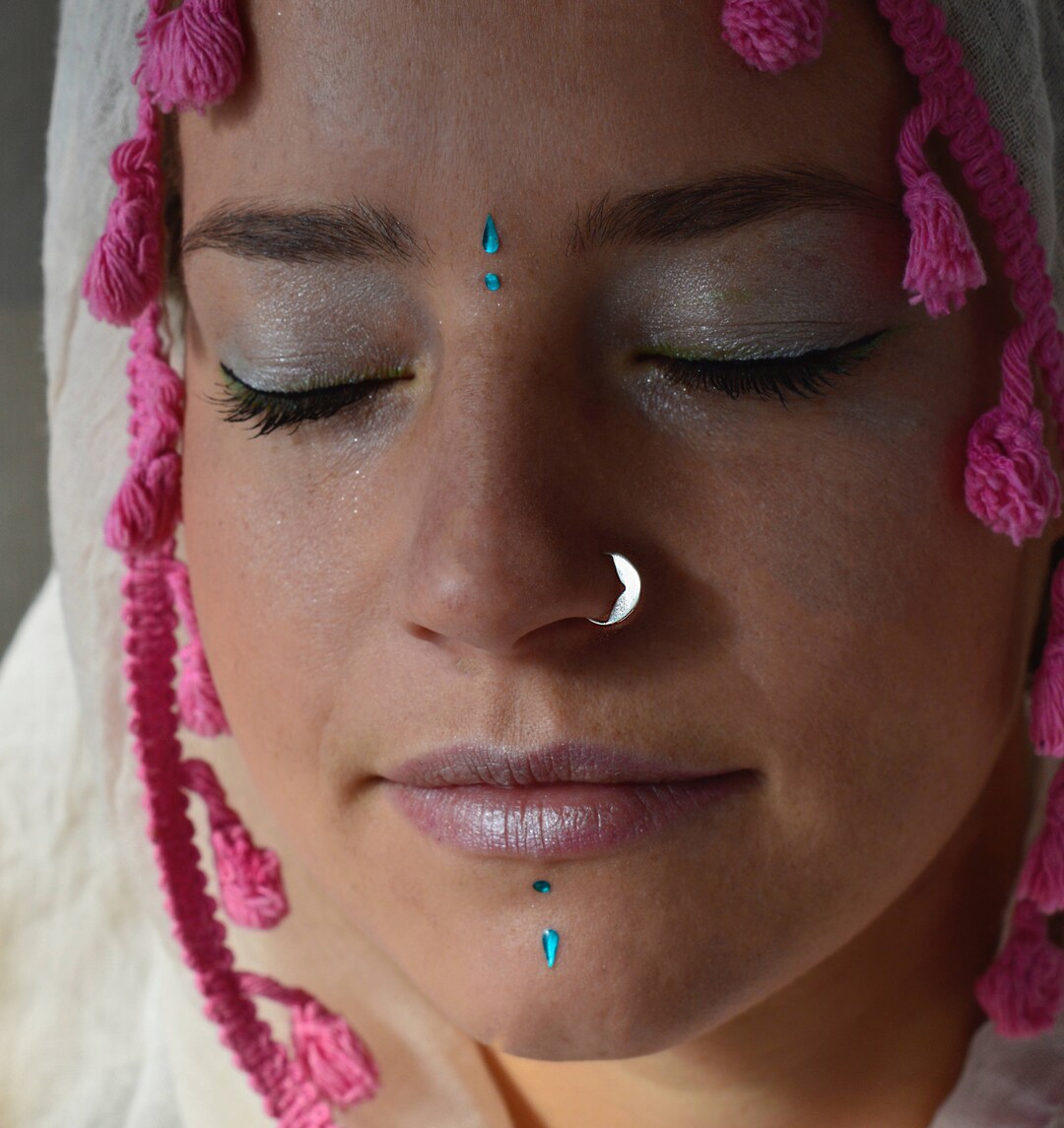 Wings Nose Jewelry, Tribal Nose Ring, Nose Ring, Tribal Nose Ring ...