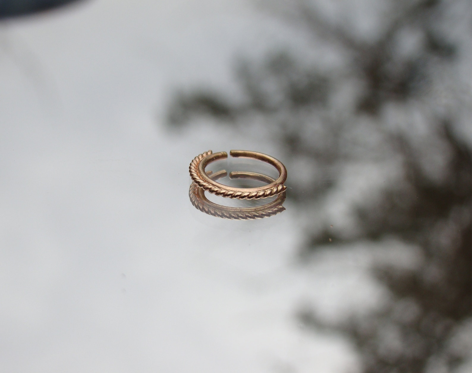 Indian Nose Ring delicate nose ring Tribal nose ring 14k | Etsy