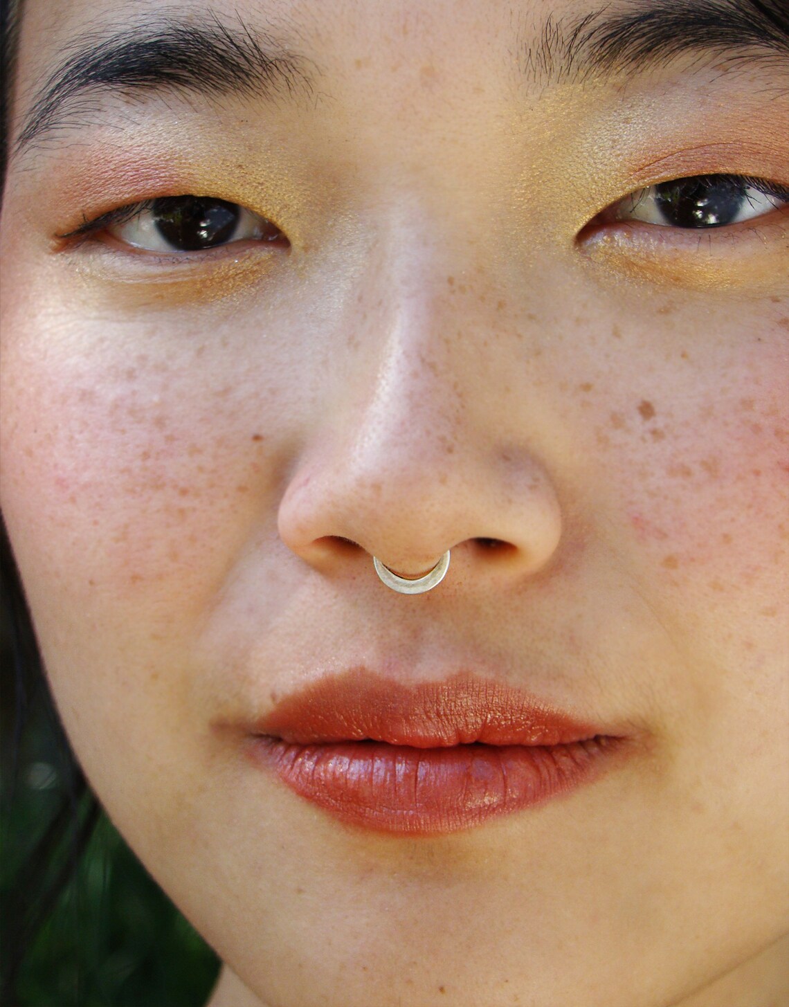 Moon Septum Ring Silver Septum Ring Crescent Moon Nose - Etsy