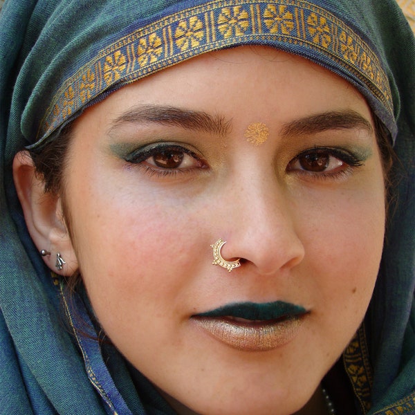 Tribal Nose Ring - Etsy