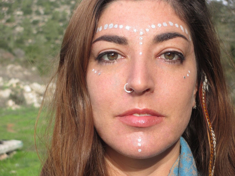 Moon Septum Ring Nose Ring Silver Septum Ring Crescent - Etsy