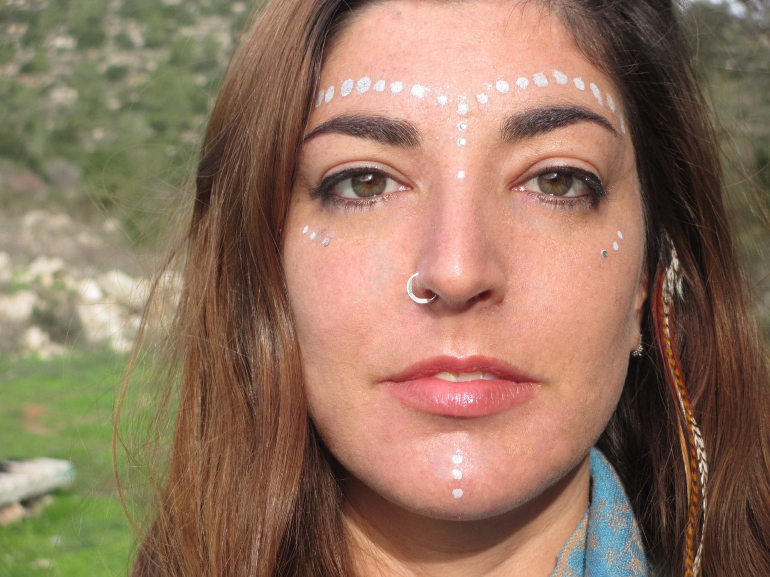 Moon Nose Ring Silver Nose Ring Nose Hoop Nostril Ring | Etsy