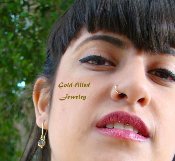 Gold filled nose ring store