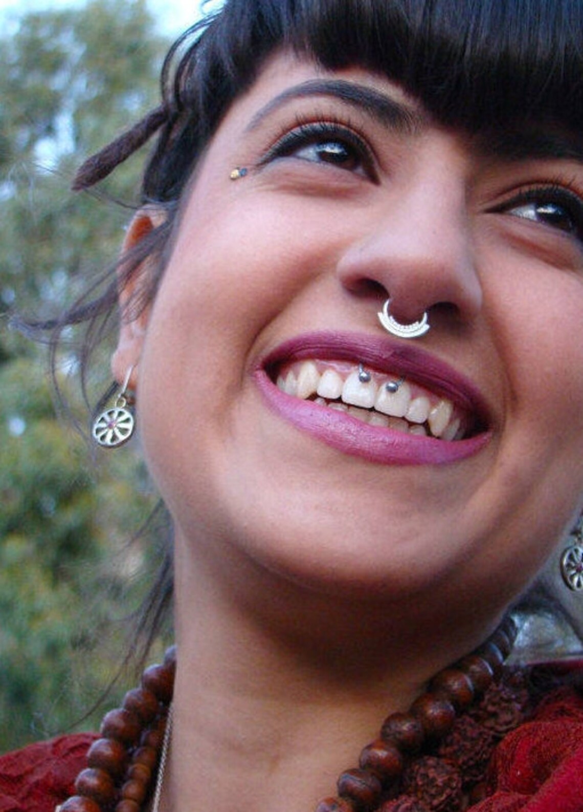 Boho Septum, Septum Ring, Silver Septum, Tribal Silver Septum, Septum ...